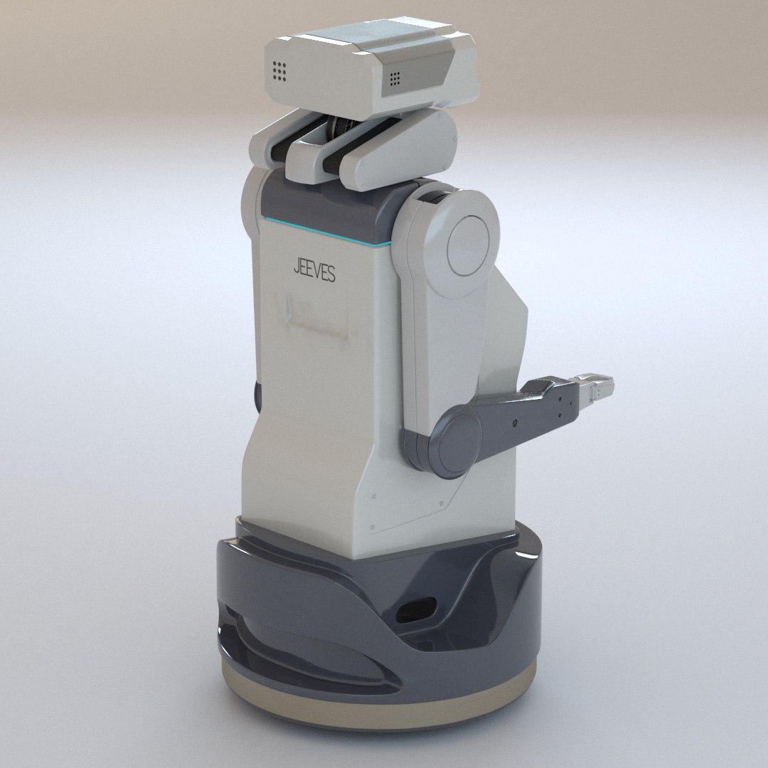 3d Model Jeeves Robot Service