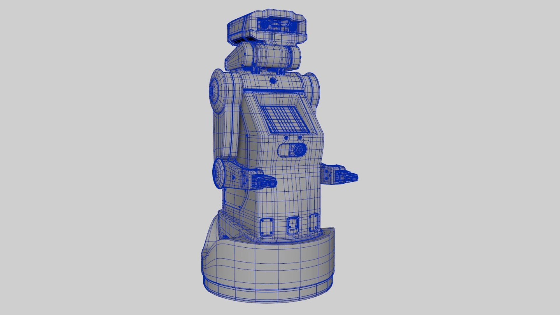 3d Model Jeeves Robot Service