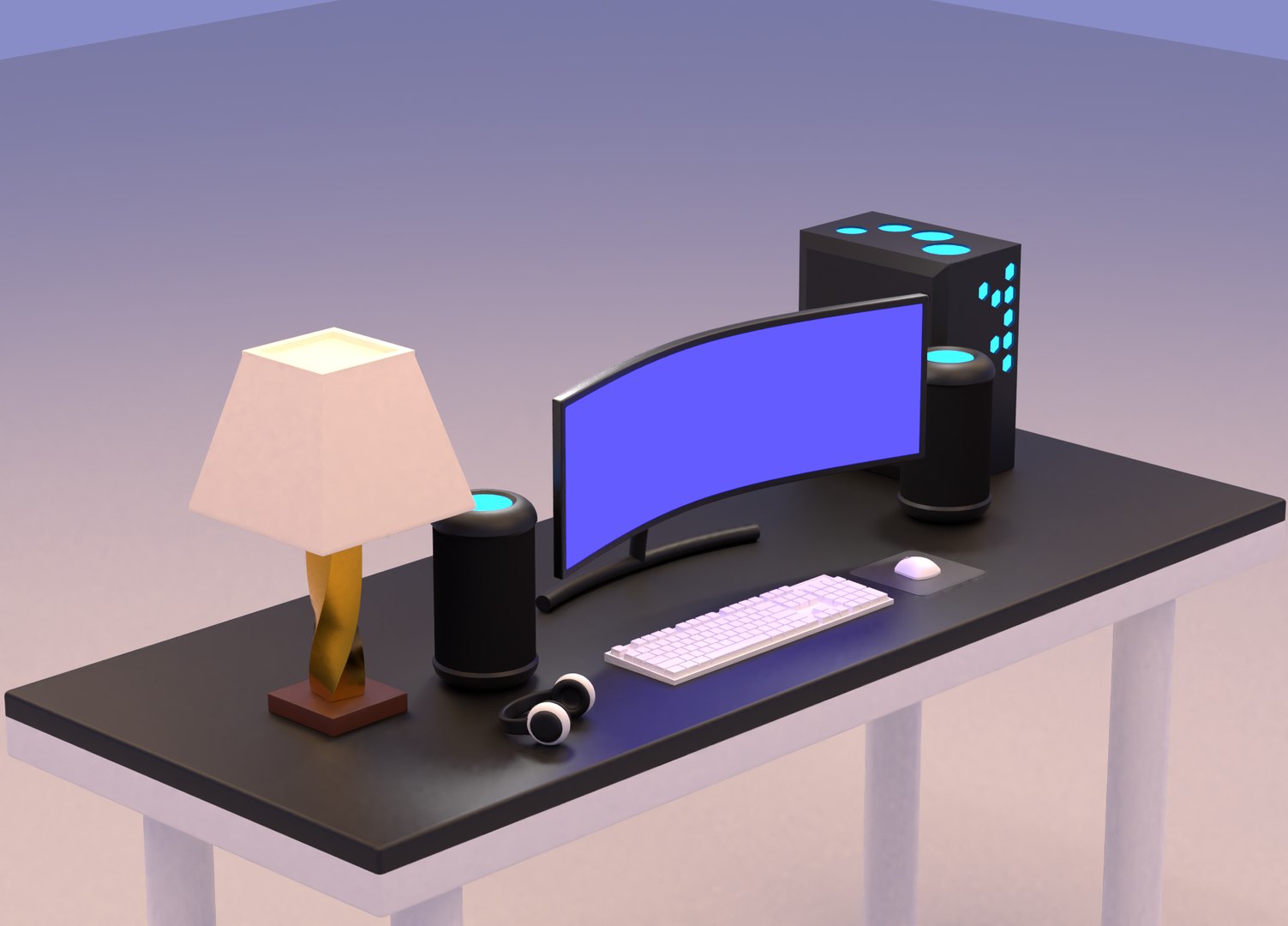 3D Model Destop Computer - TurboSquid 1626980