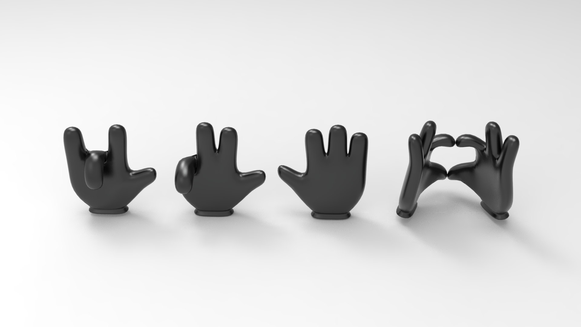 Free Funny Cartoon Hands 3D Model - TurboSquid 1954785