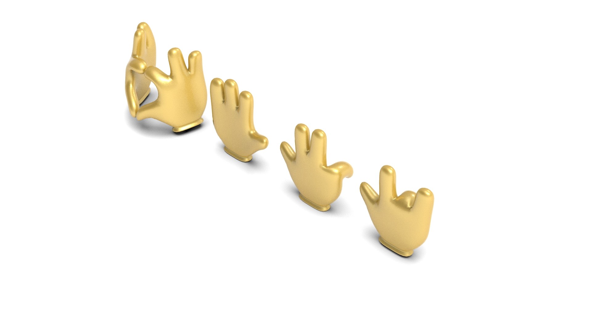 Free Funny Cartoon Hands 3D Model - TurboSquid 1954785