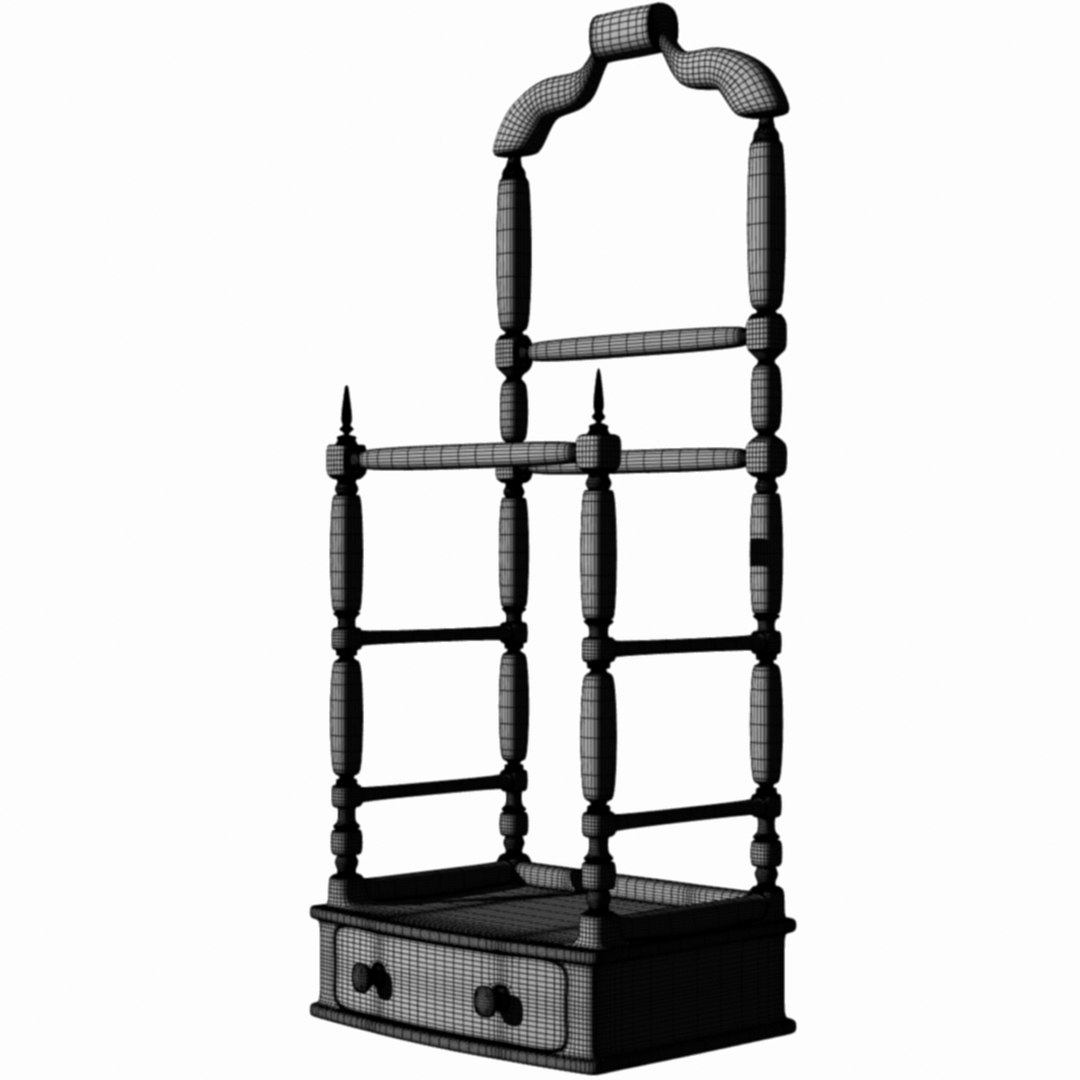 Valet Stand 3d Model