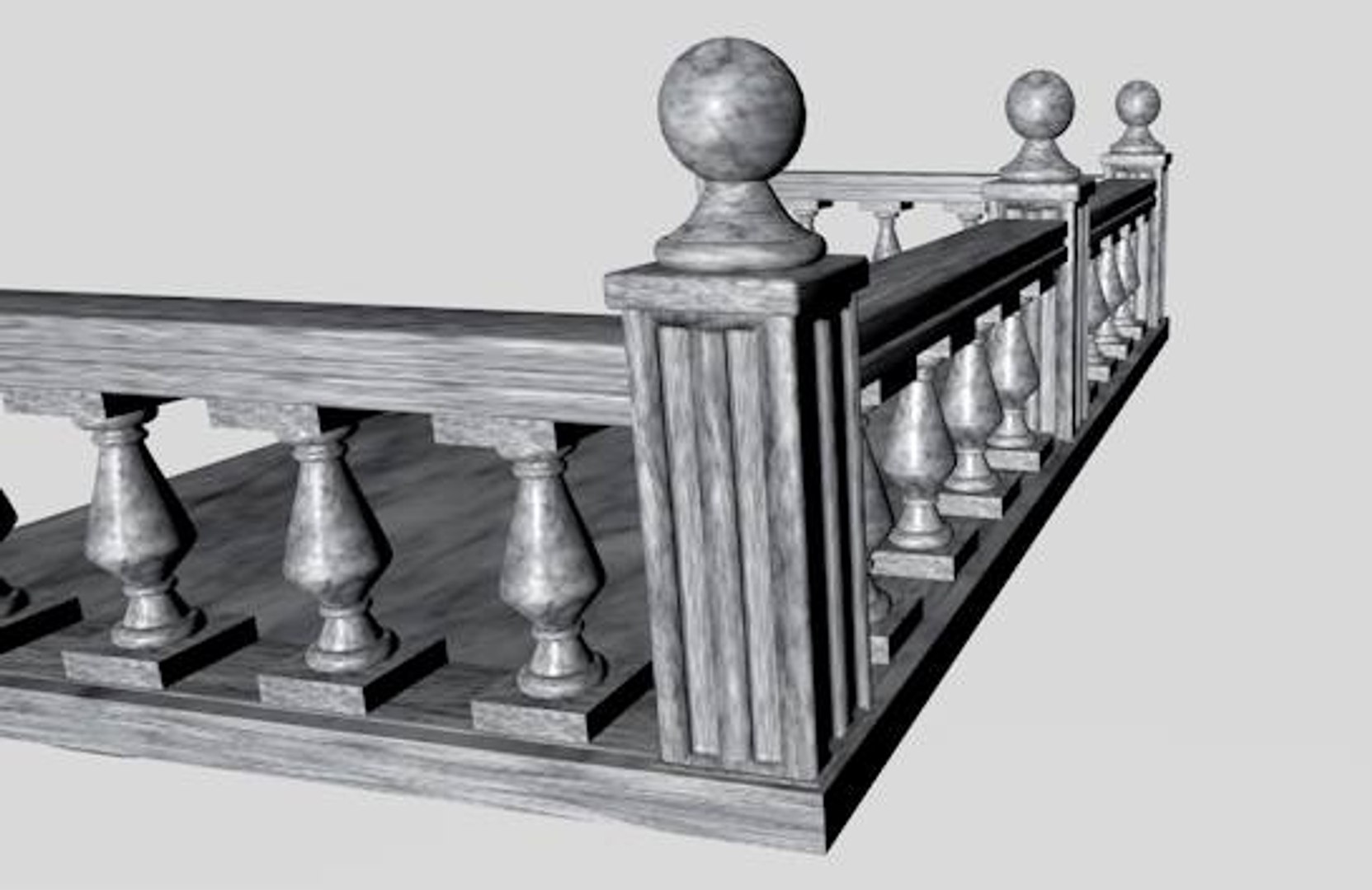 Balcony Xml Dae 3d 3ds