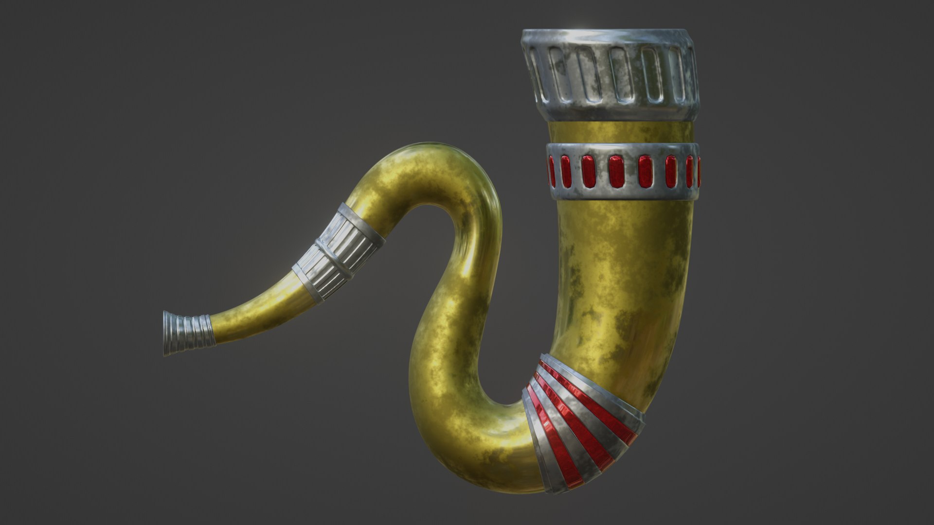 3D Battle Horn - TurboSquid 1842757