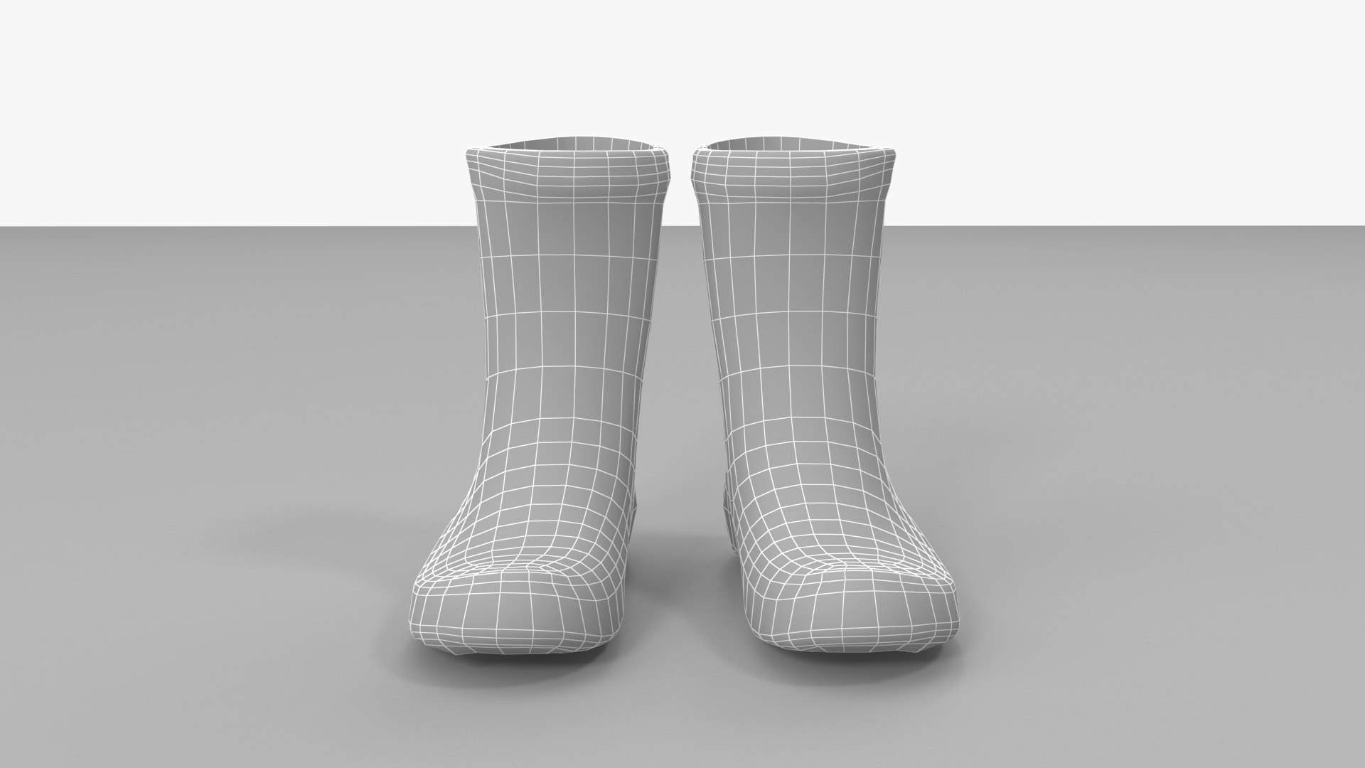 Rain Boots Pbr 3D Model - TurboSquid 1558716
