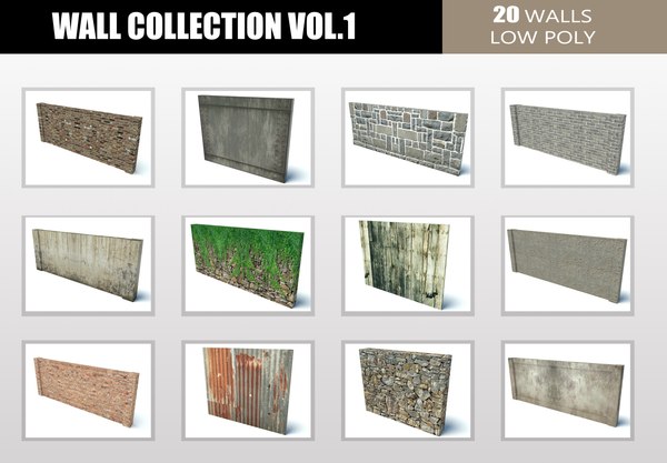 modelo 3d Colección de pared Vol.1 - TurboSquid 1337061