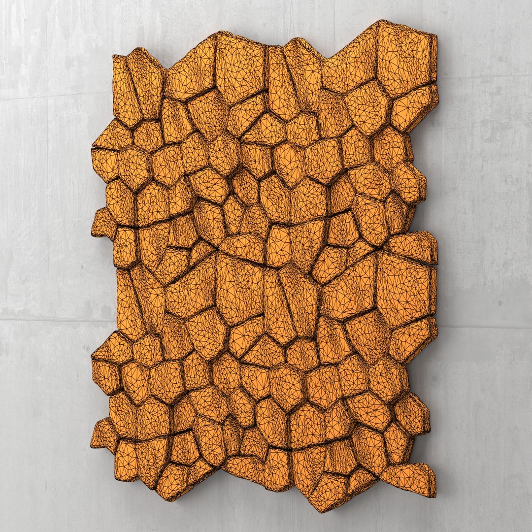 Panel Rock Decor 3D Model - TurboSquid 1482502
