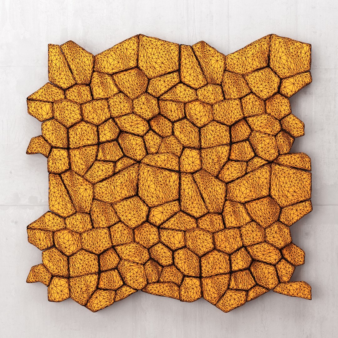 Panel Rock Decor 3D Model - TurboSquid 1482502