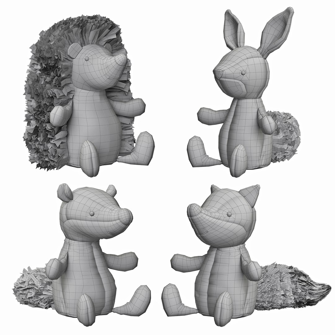 Plush Toys 30 3D Model - TurboSquid 2141504