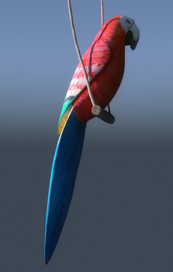 Decorative Parrot 3D - TurboSquid 1386753