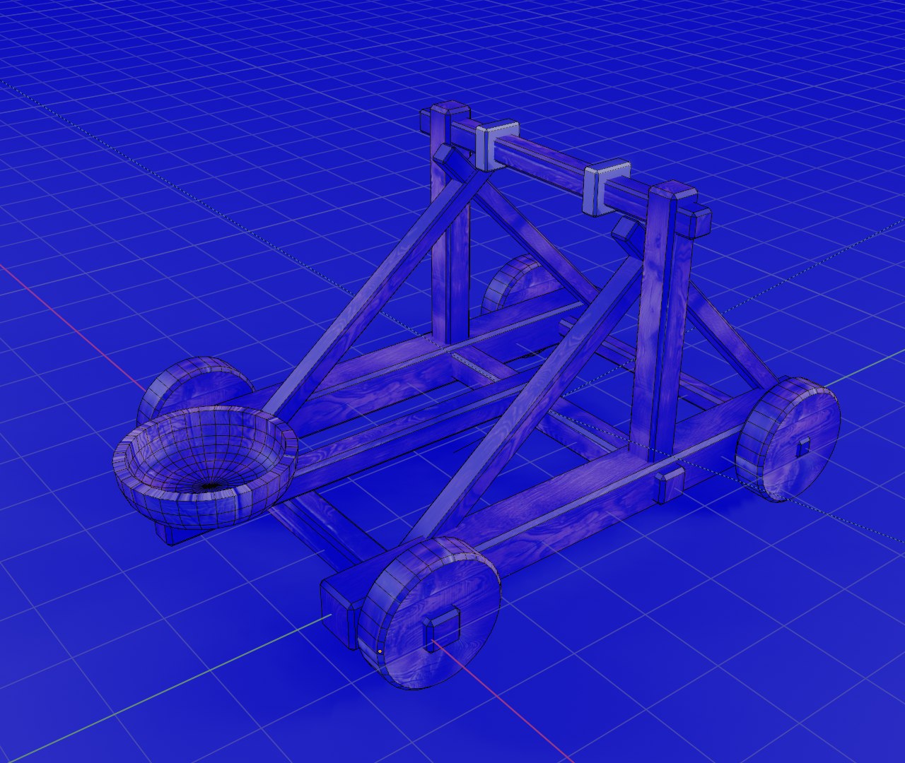 3D Catapult For The Game Model - TurboSquid 2128086