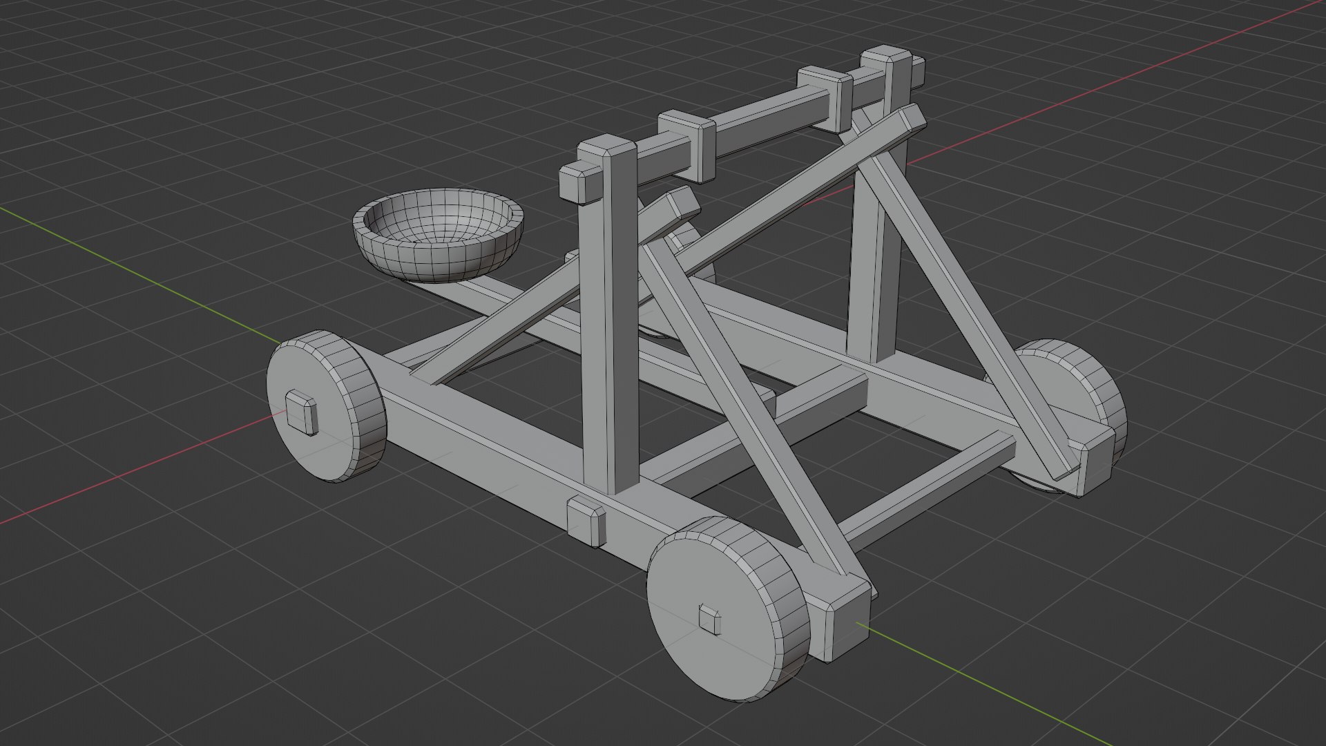 3D Catapult For The Game Model - TurboSquid 2128086