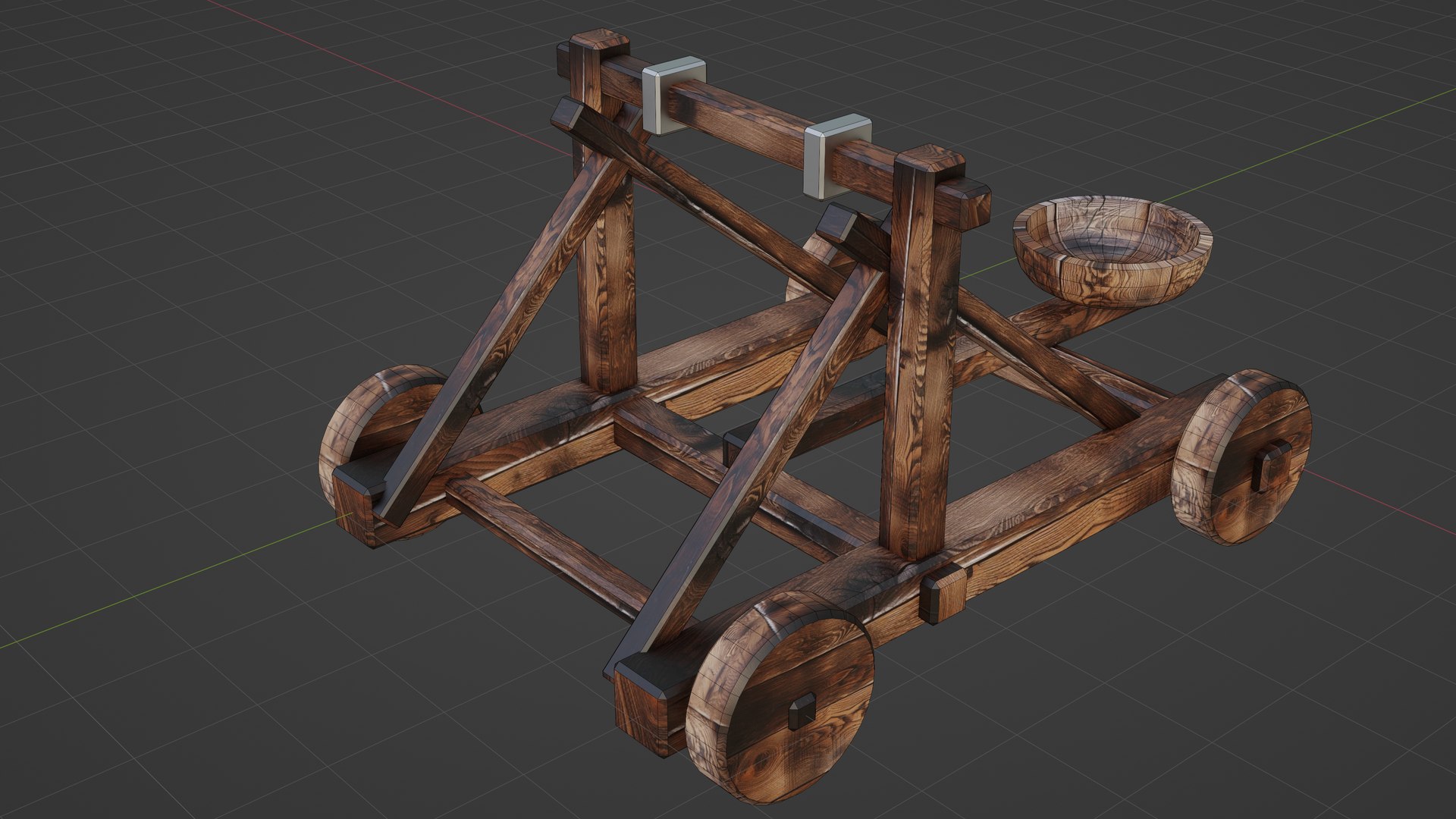 3D Catapult For The Game Model - TurboSquid 2128086