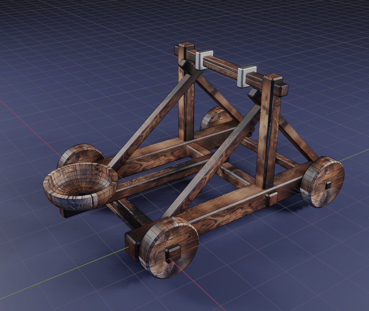 3D Catapult For The Game Model - TurboSquid 2128086