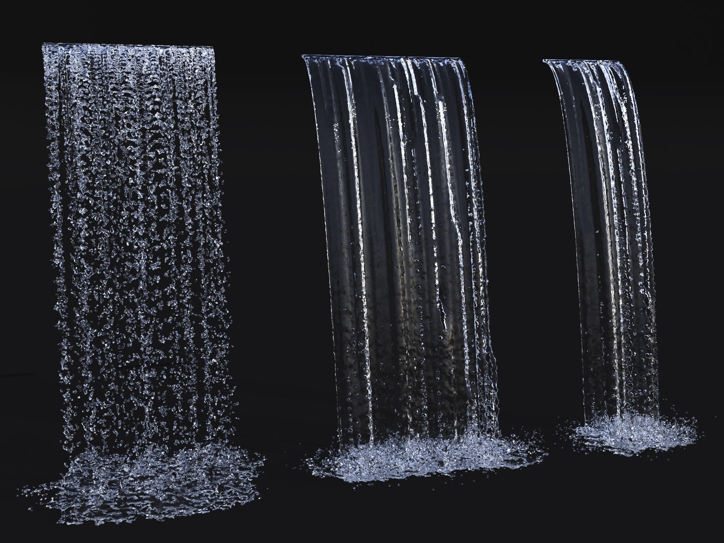 Water Collection 53 Models Model - TurboSquid 2195659