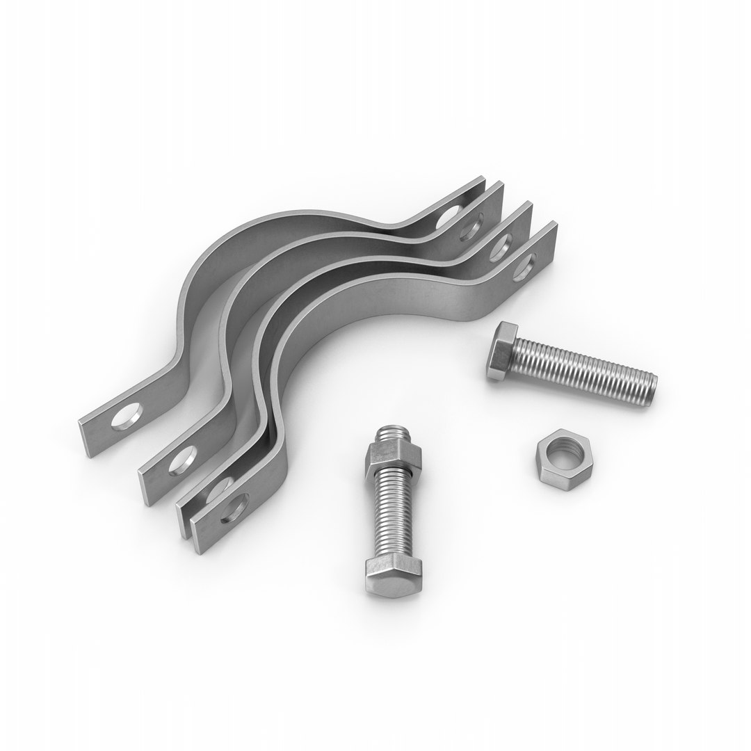 3D Pipe Clamp - TurboSquid 2150953