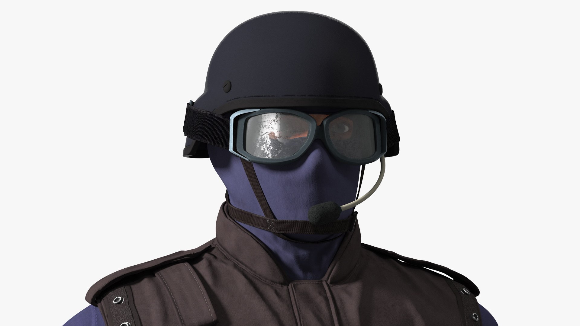 3D Model Swat Officer - TurboSquid 2132427
