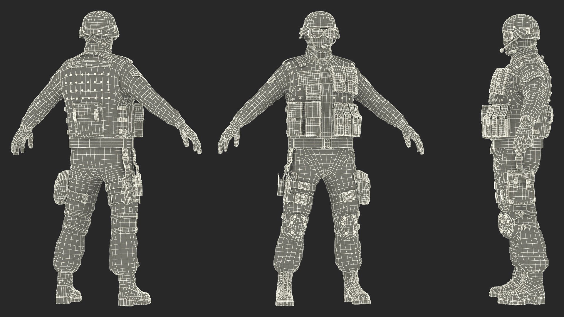 3D Model Swat Officer - TurboSquid 2132427