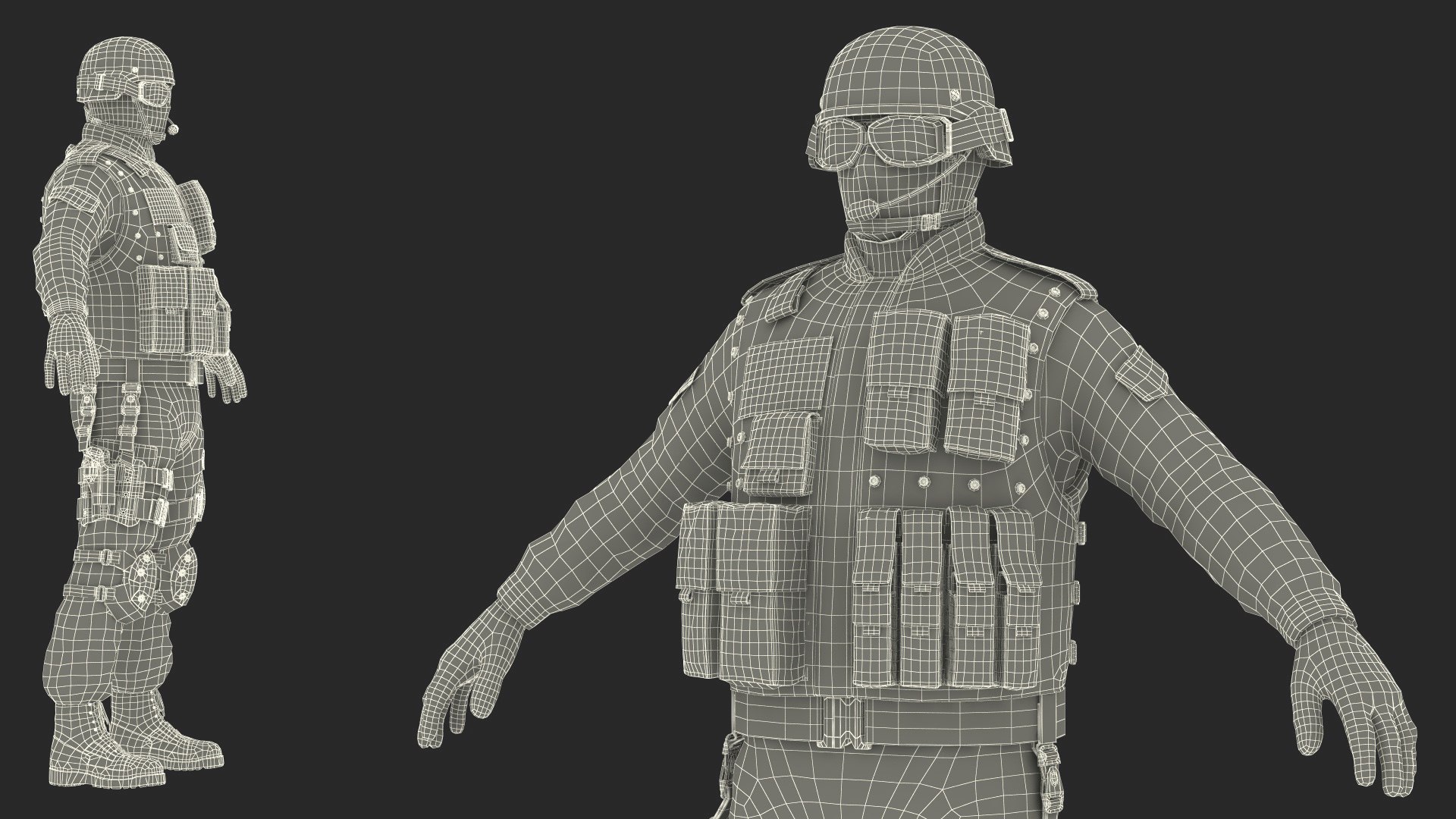 3D Model Swat Officer - TurboSquid 2132427