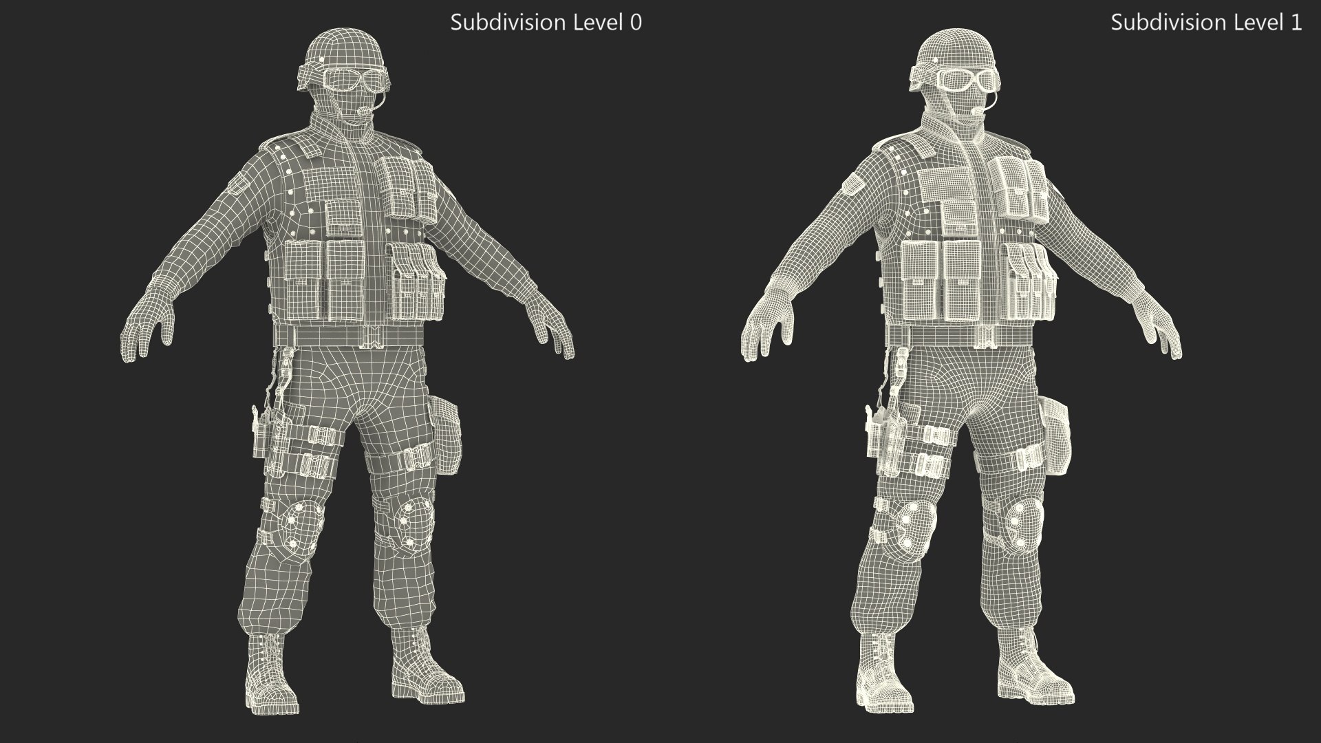 3D Model Swat Officer - TurboSquid 2132427