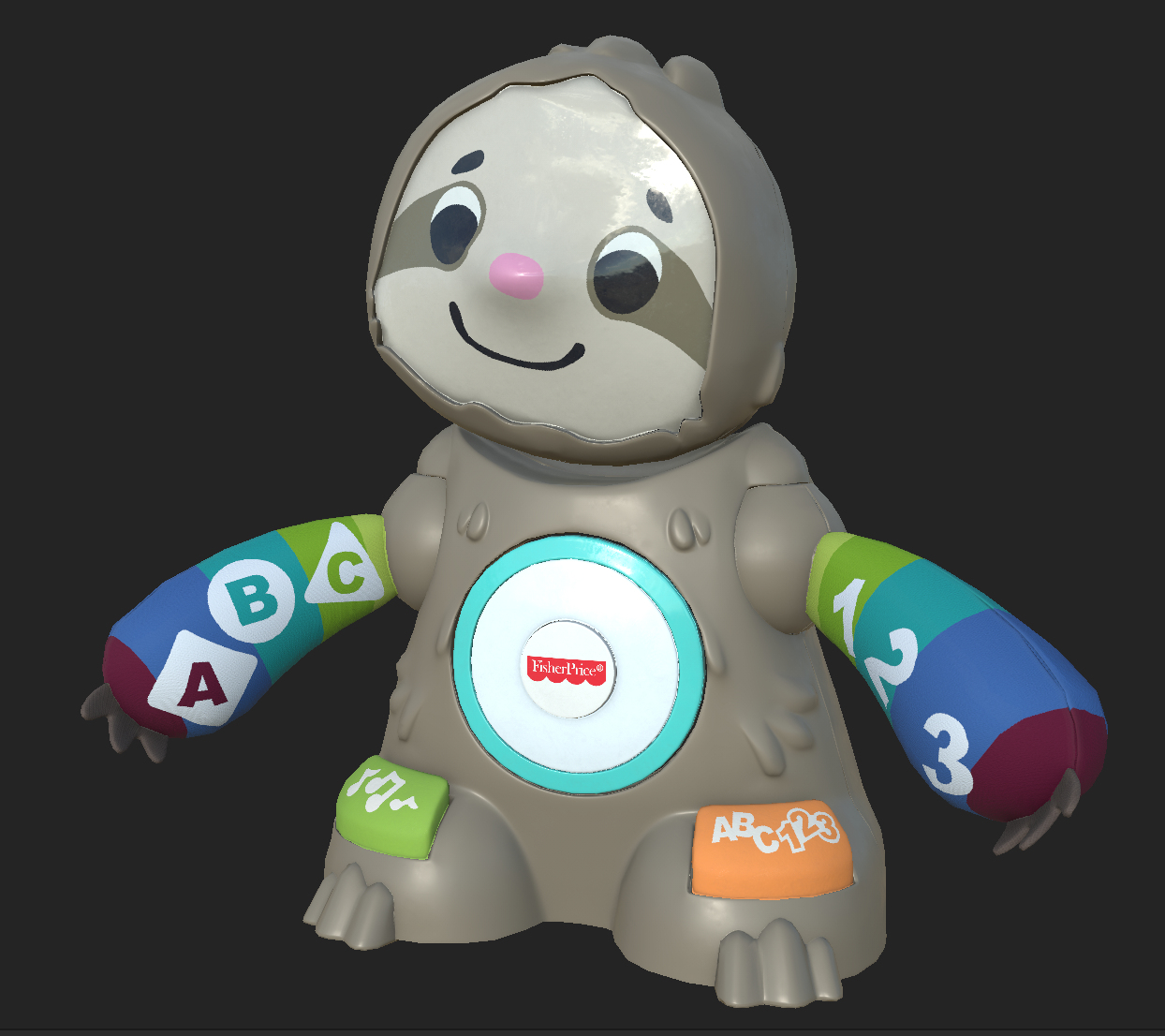 Toy sloth model - TurboSquid 1479111