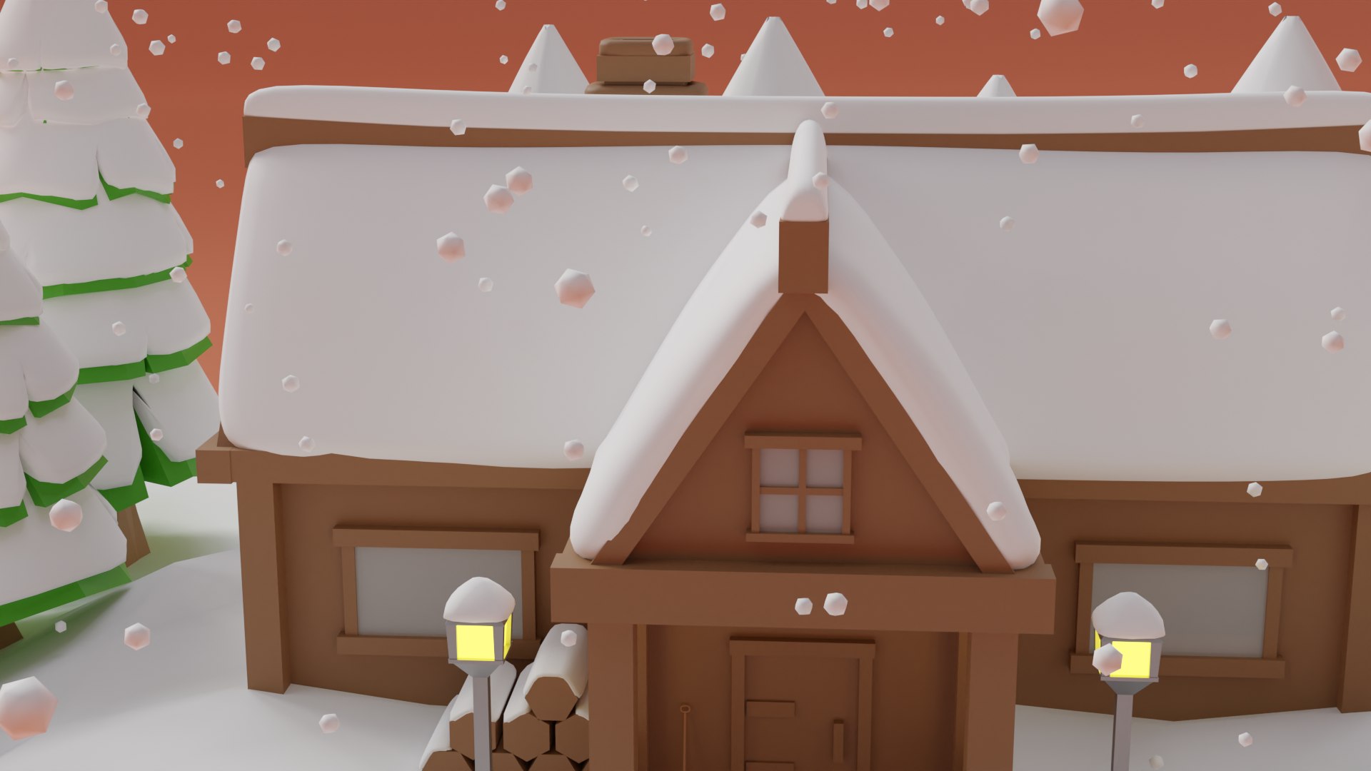 3D Snow Globe Low Poly High Quality 3D Model - TurboSquid 2259144