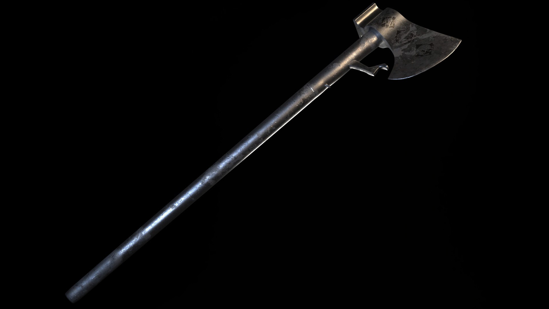 3D model Medieval Ottoman Axe - TurboSquid 2124119