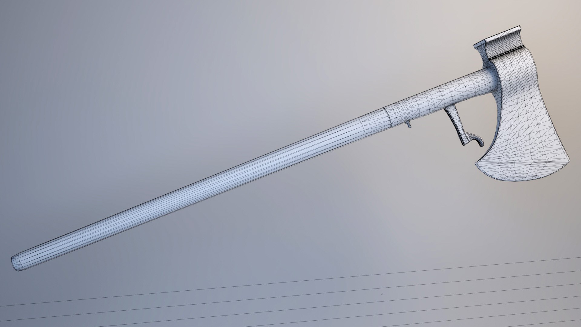 3D model Medieval Ottoman Axe - TurboSquid 2124119