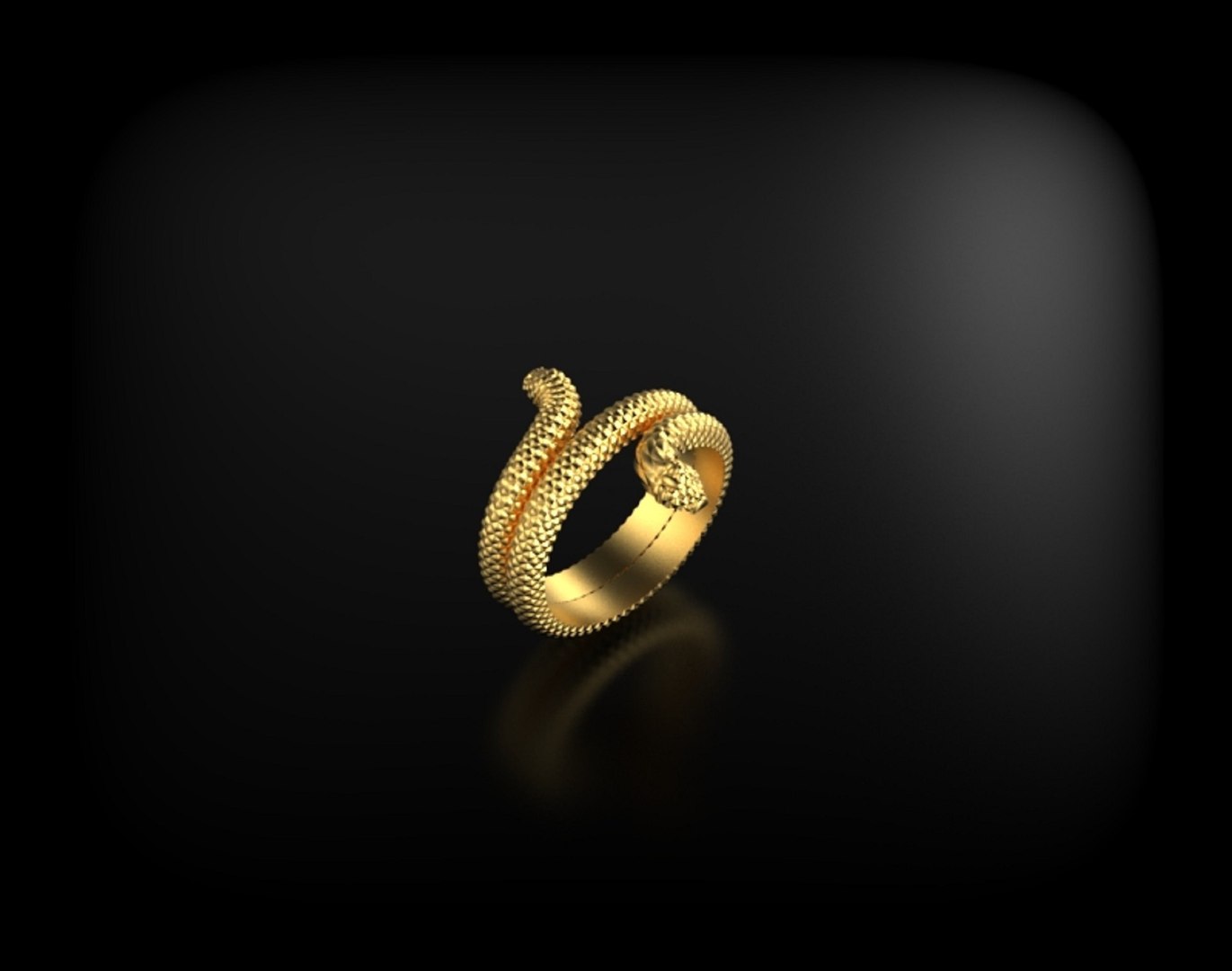 3D snake ring model - TurboSquid 2172139