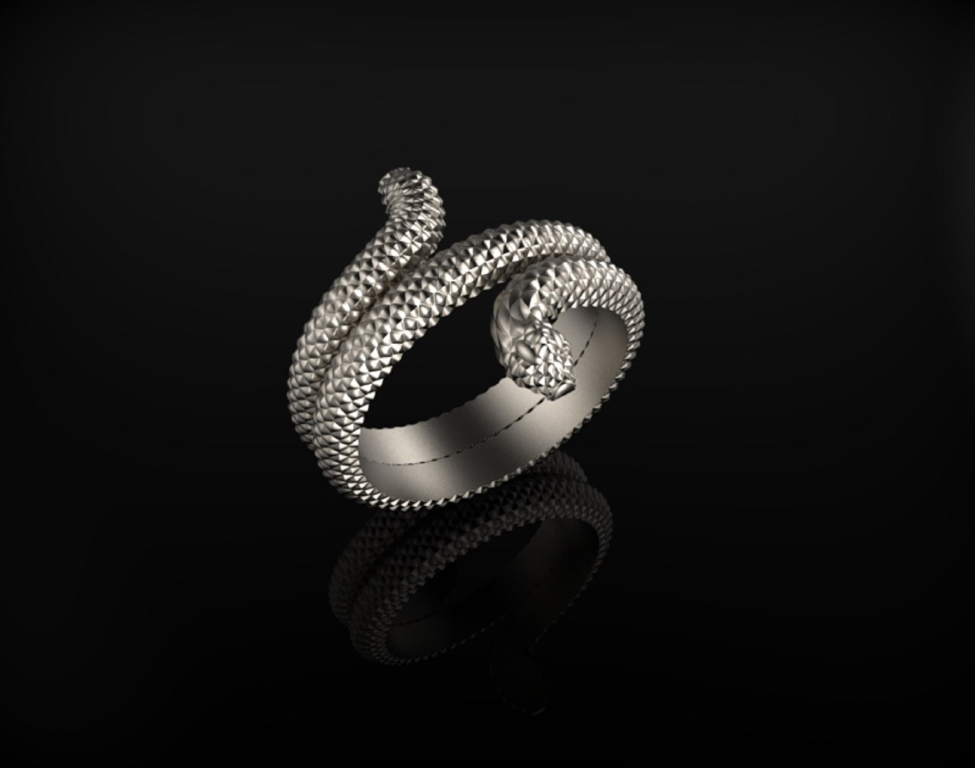3D snake ring model - TurboSquid 2172139