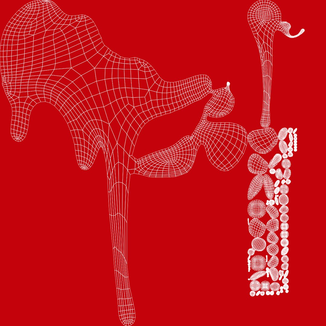 3D red drop splash paint colors - TurboSquid 1450393