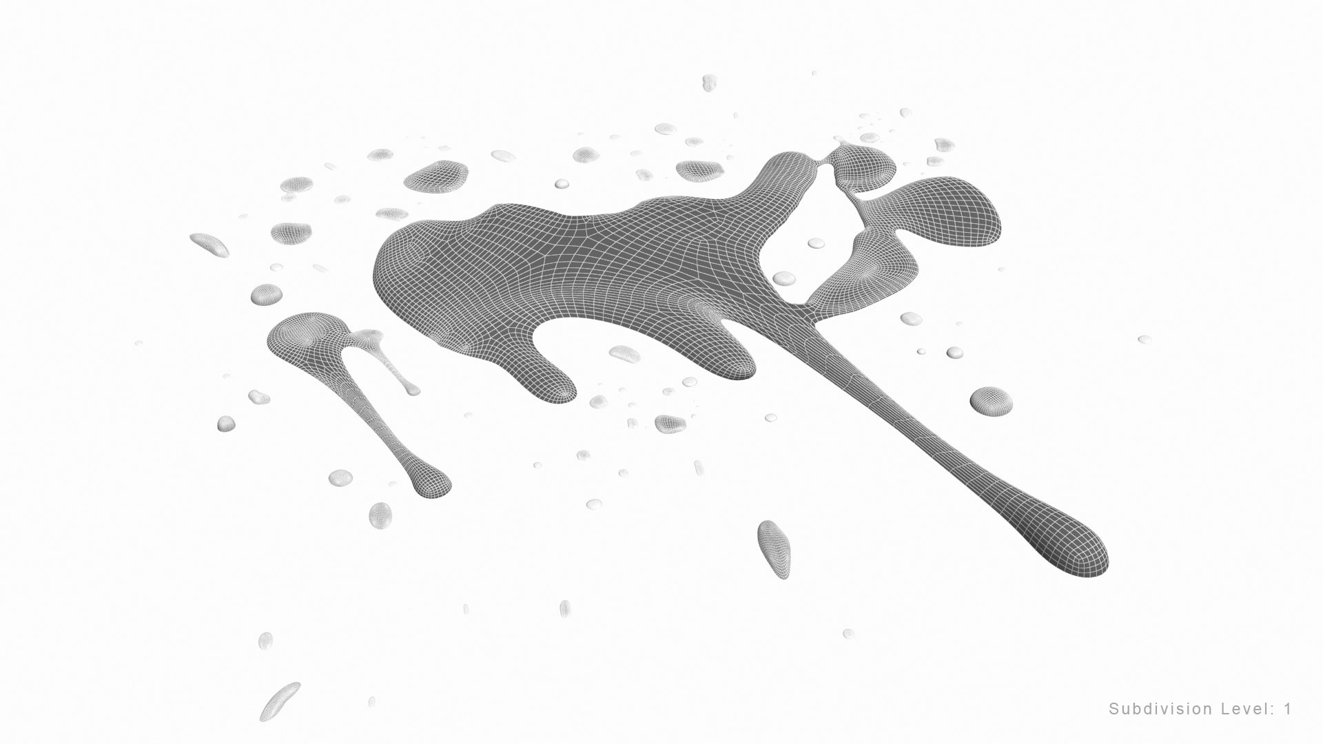 3D red drop splash paint colors - TurboSquid 1450393