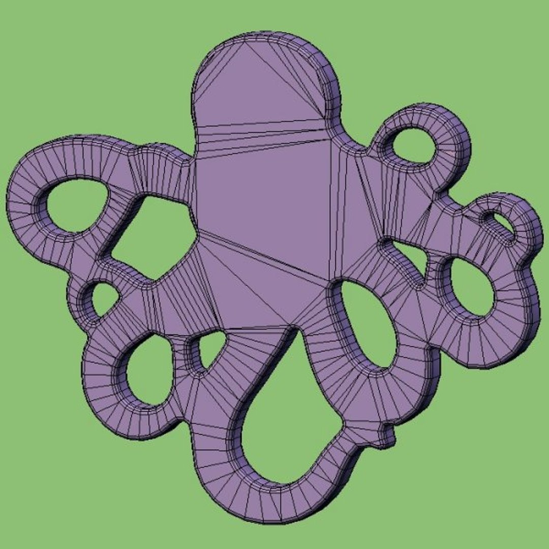 Wall Octopus Fg 3d 3ds
