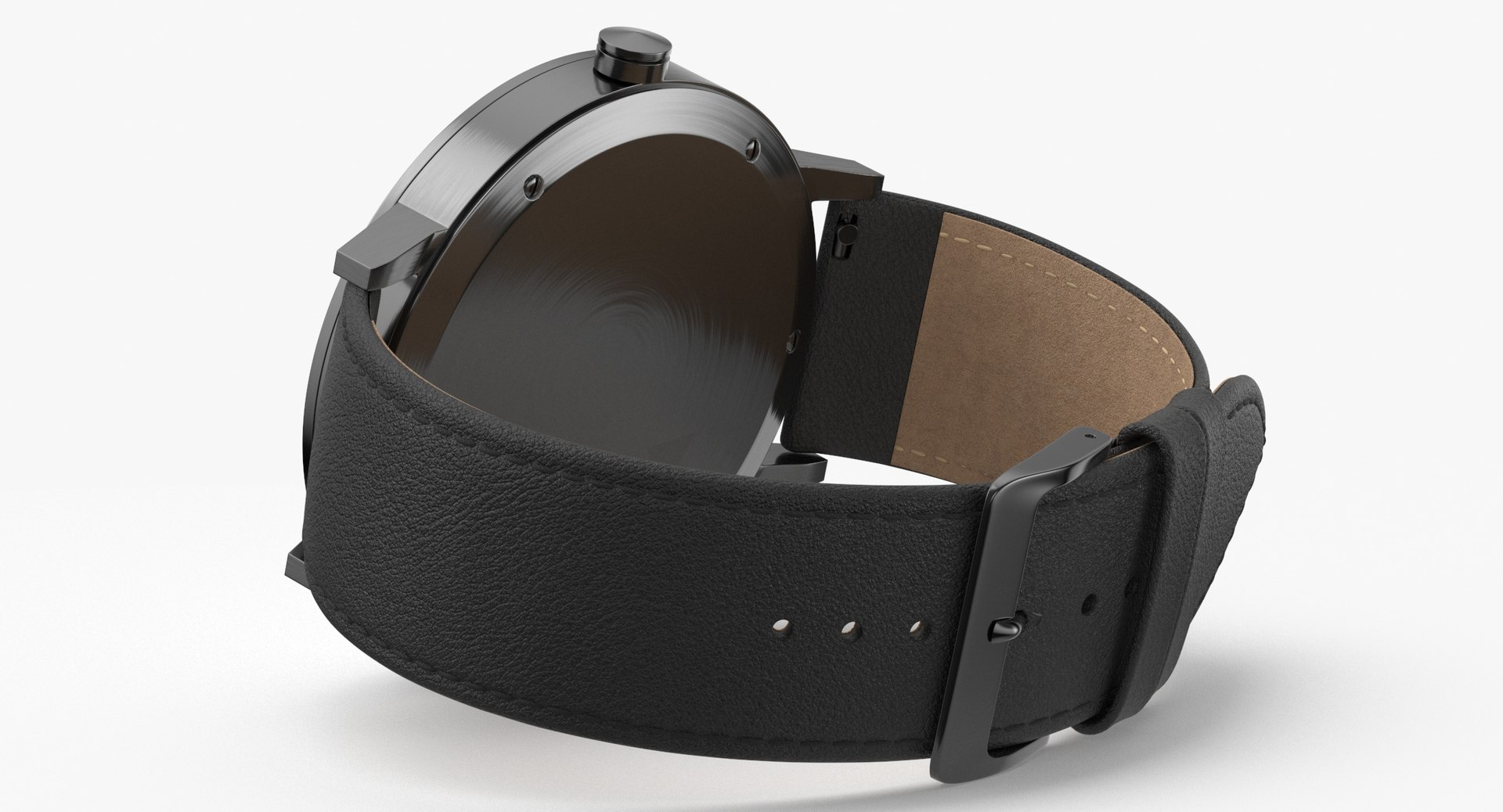 Watch Type 01 Black And Brown 03 Poses 3D - TurboSquid 2209622