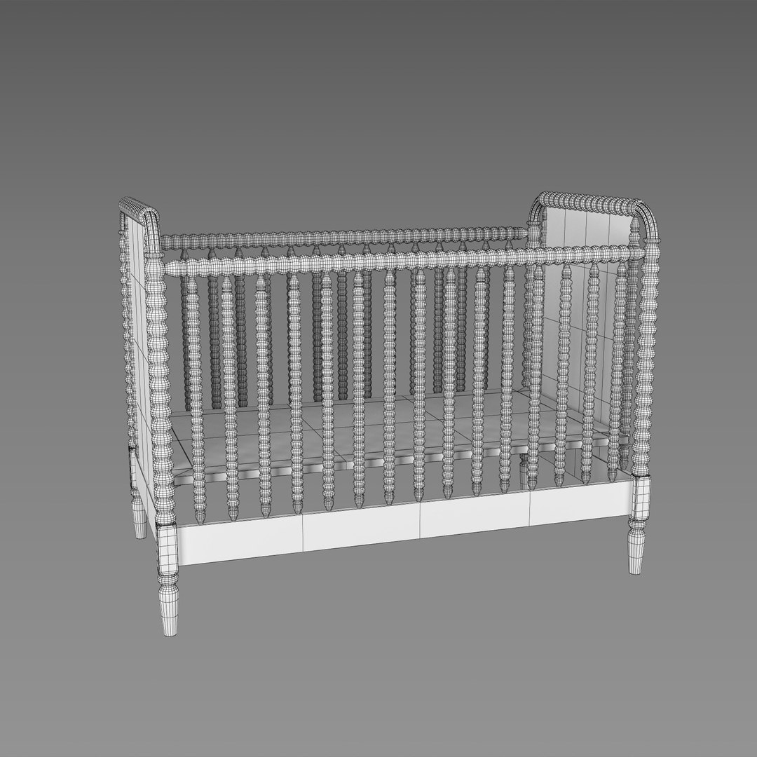 3D baby crib - TurboSquid 1296939