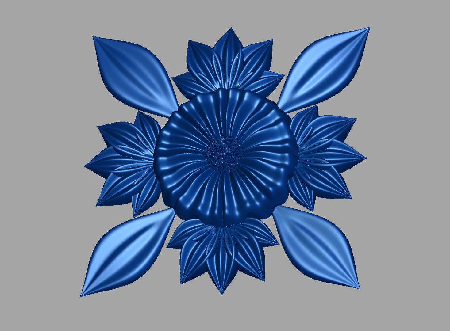 Floral Cnc Printing 3D Model - TurboSquid 1439863