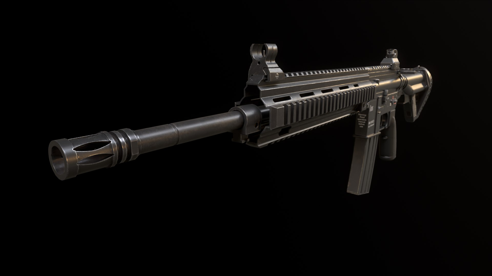 HK 416 M27 Weapon 3D Model - TurboSquid 1965845