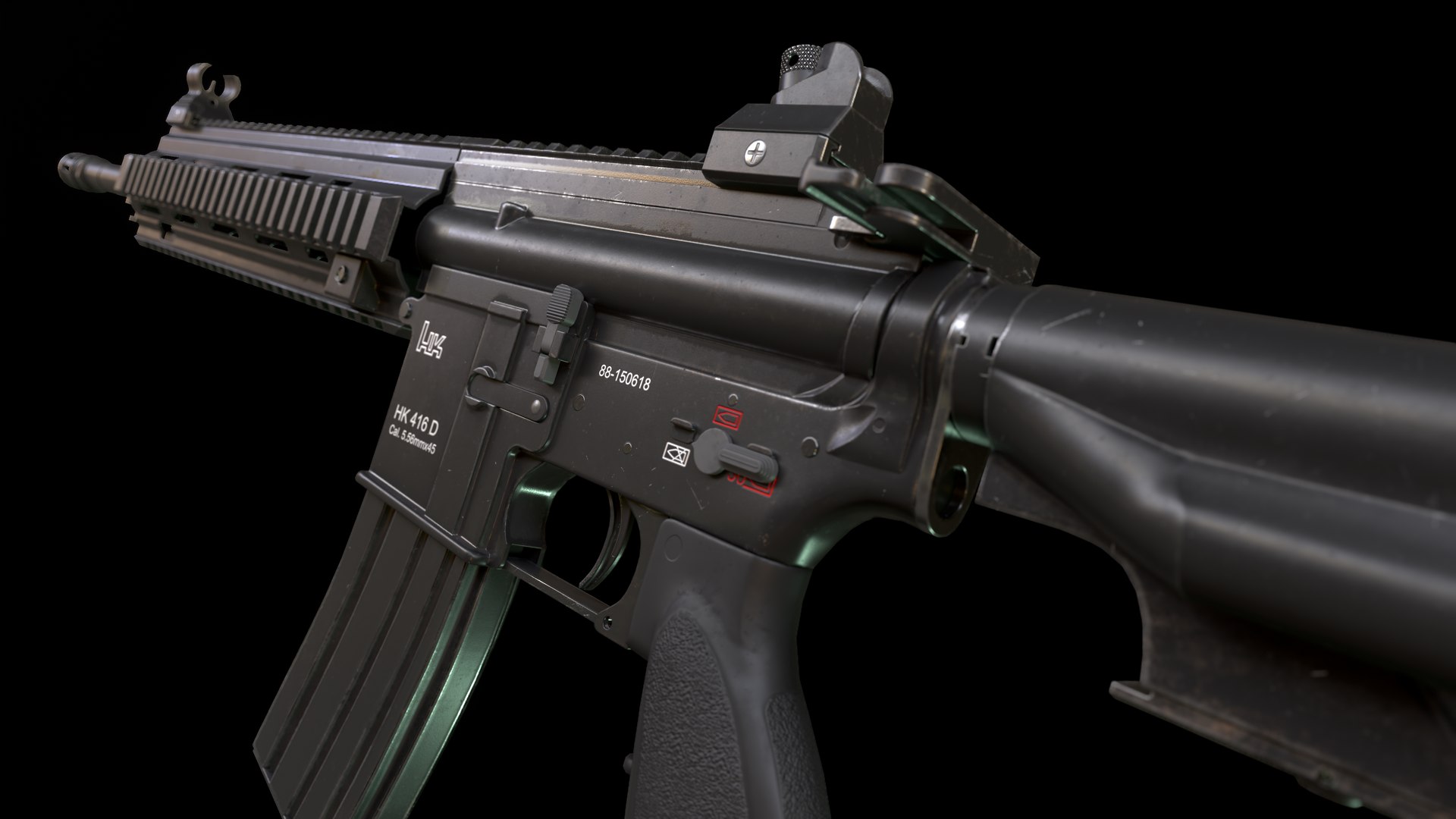 HK 416 M27 Weapon 3D Model - TurboSquid 1965845