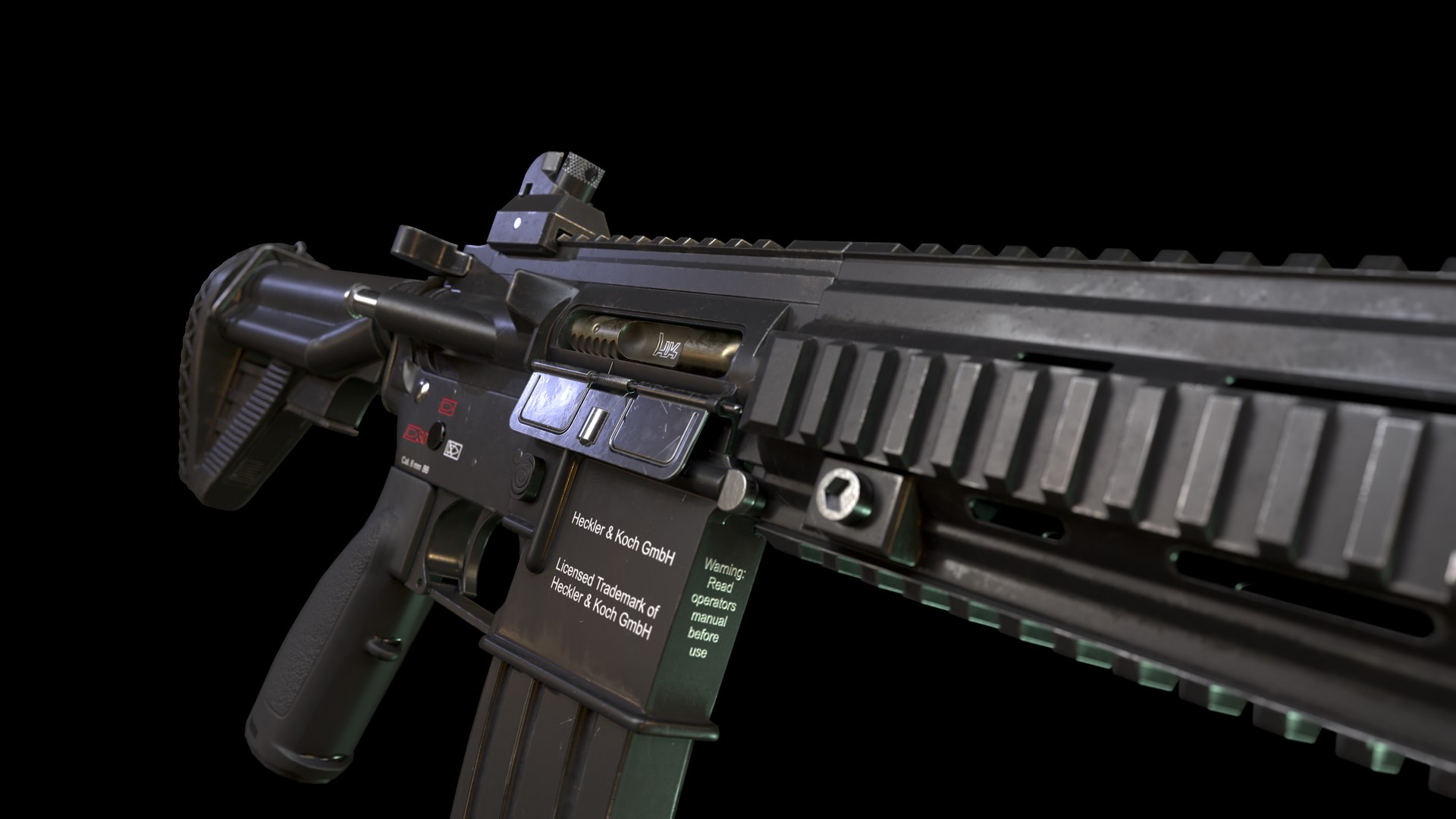 HK 416 M27 Weapon 3D Model - TurboSquid 1965845