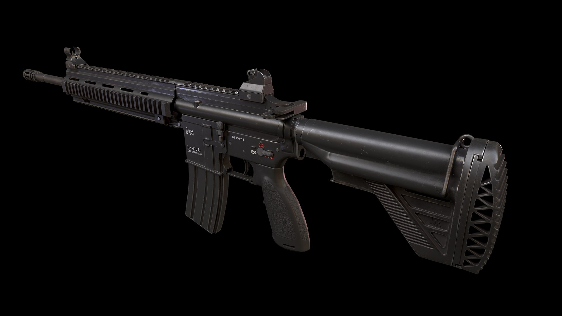 HK 416 M27 Weapon 3D Model - TurboSquid 1965845