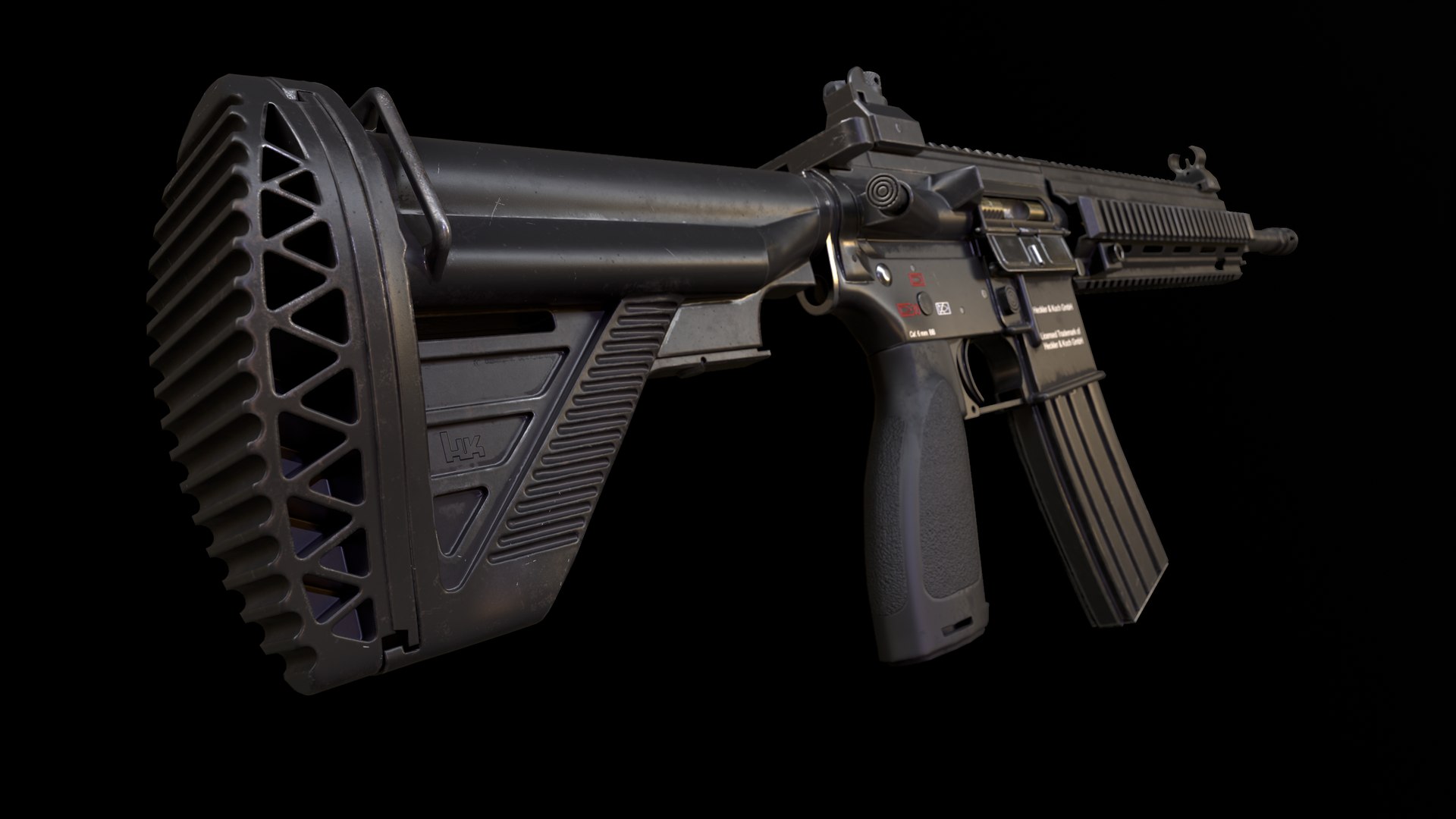 HK 416 M27 Weapon 3D Model - TurboSquid 1965845
