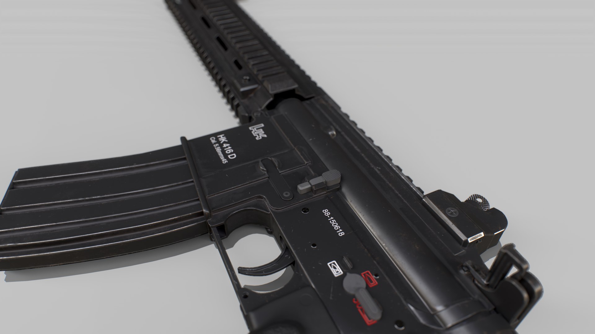 HK 416 M27 Weapon 3D Model - TurboSquid 1965845