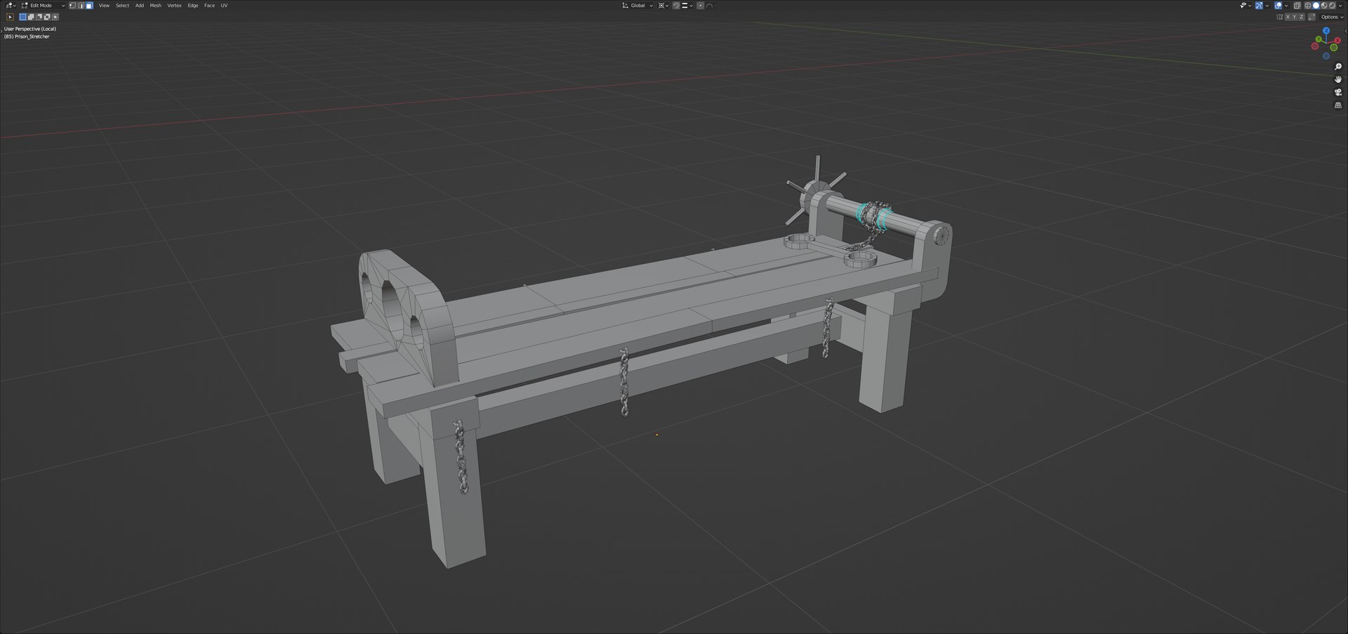 3D Prison Stretcher - TurboSquid 2019271