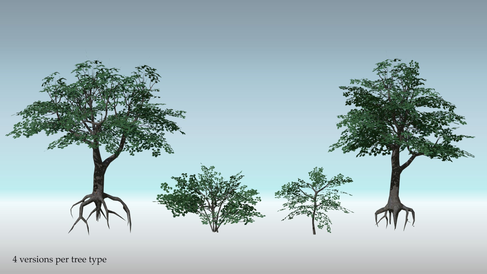 3D Trees Collection 01 - North European Forest Model - TurboSquid 2184330