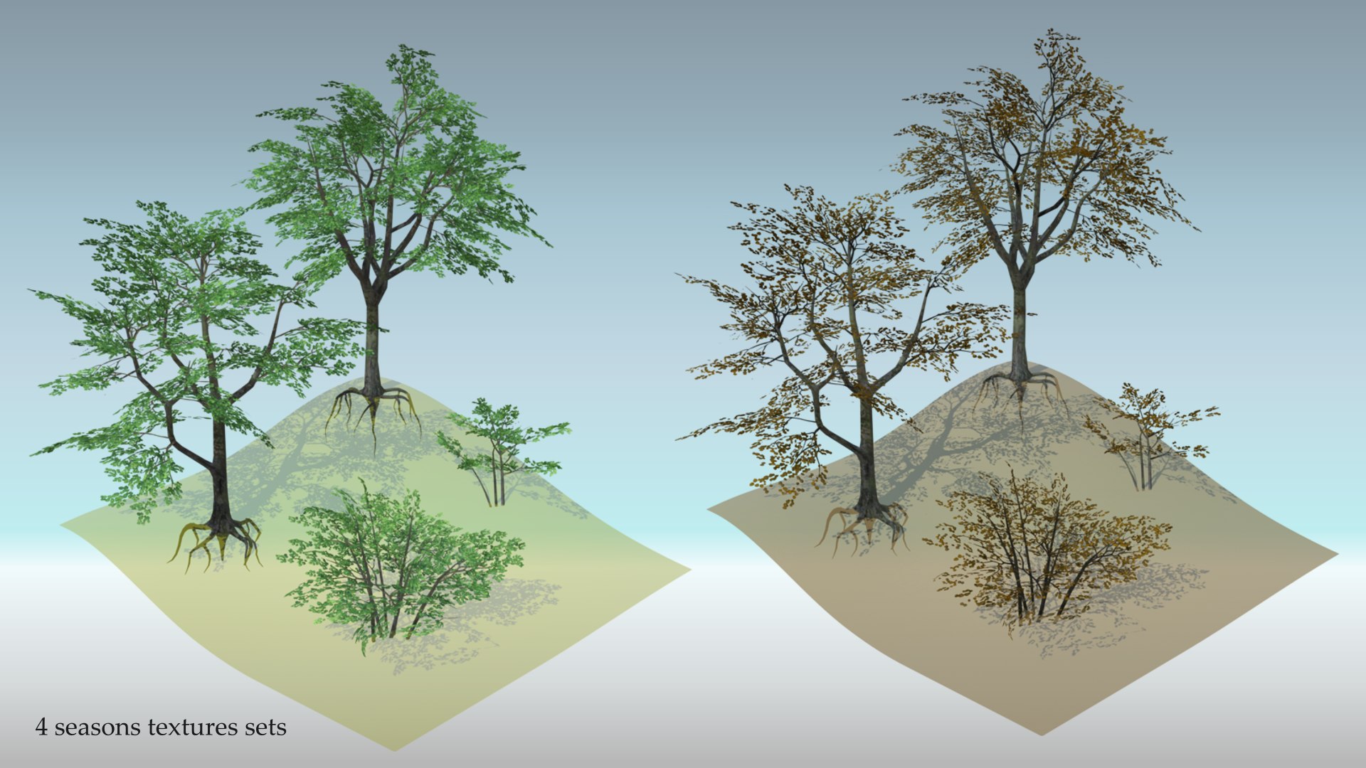 3D Trees Collection 01 - North European Forest Model - TurboSquid 2184330