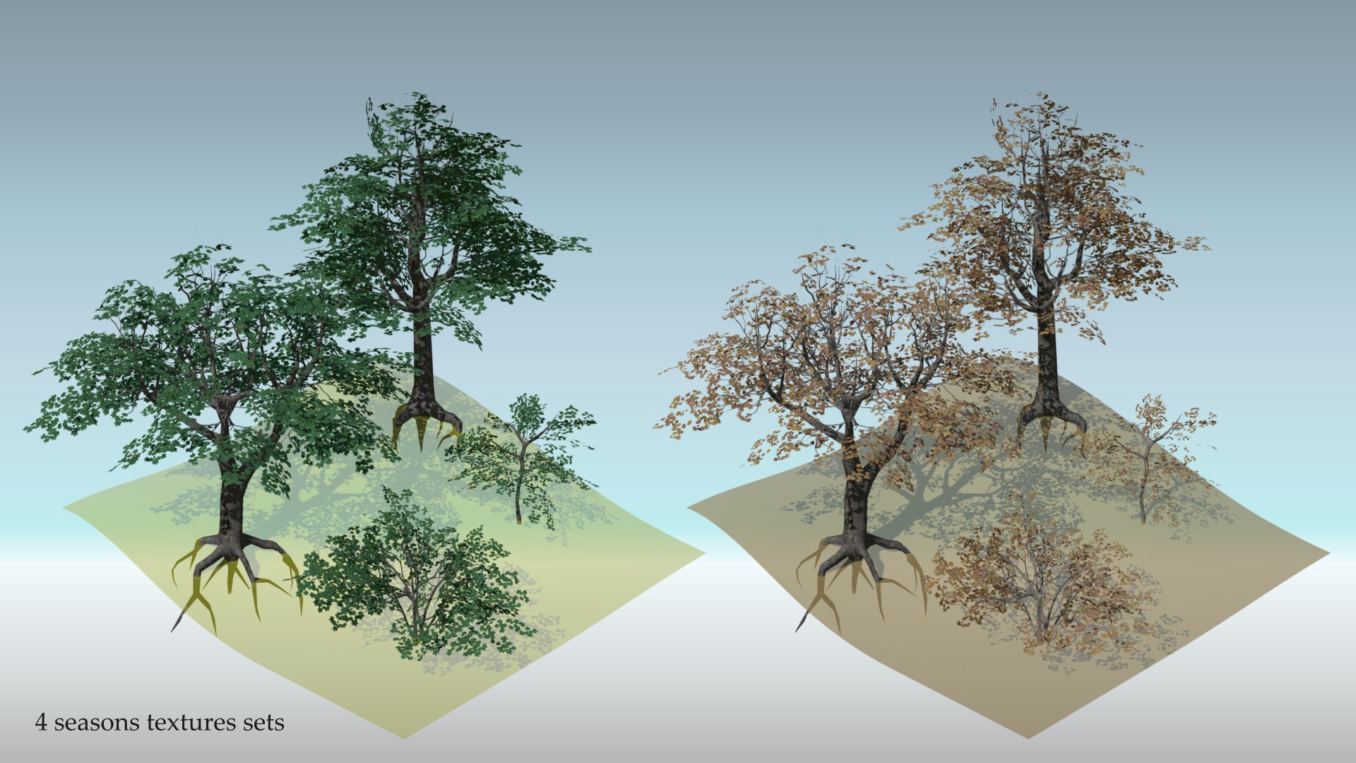 3D Trees Collection 01 - North European Forest Model - TurboSquid 2184330
