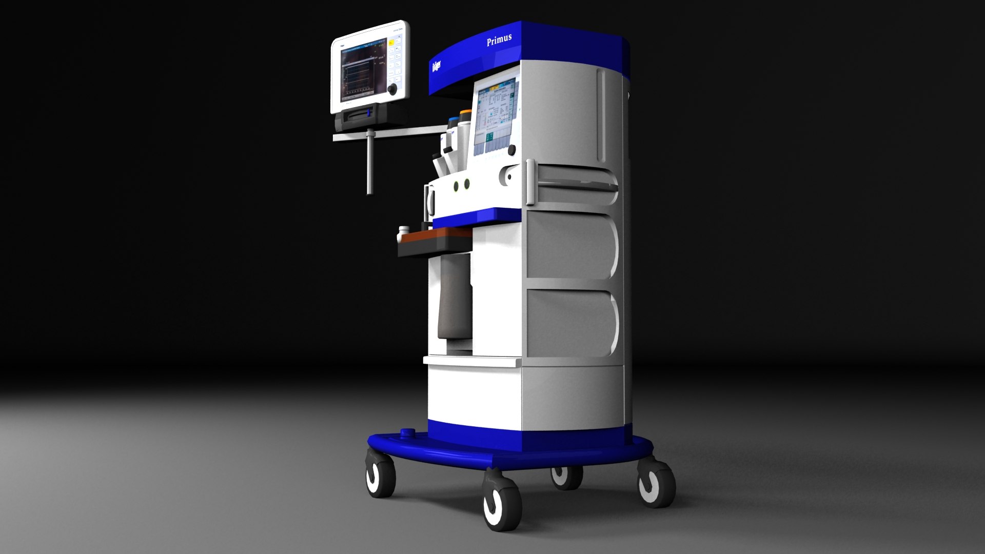 Drager Primus 3D Model - TurboSquid 1768451