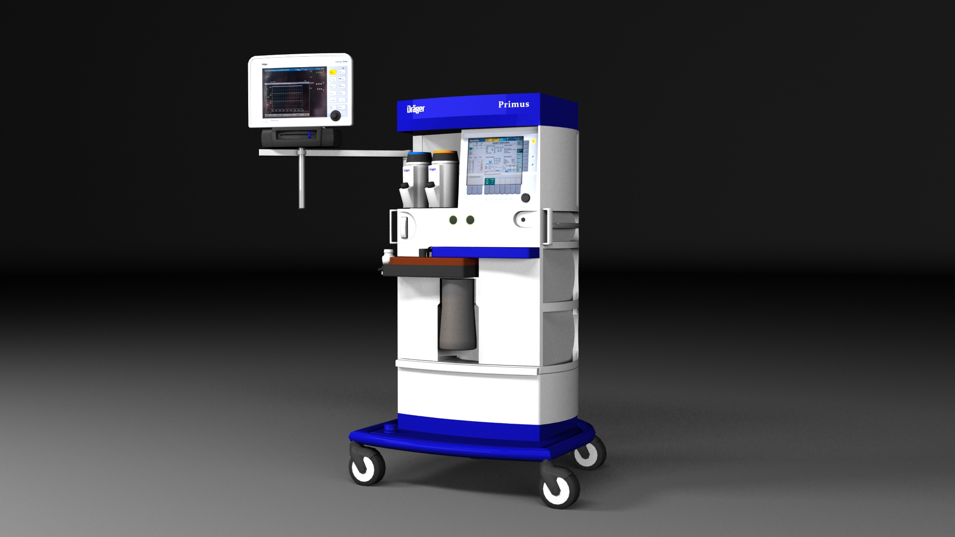 Drager Primus 3D model - TurboSquid 1768451