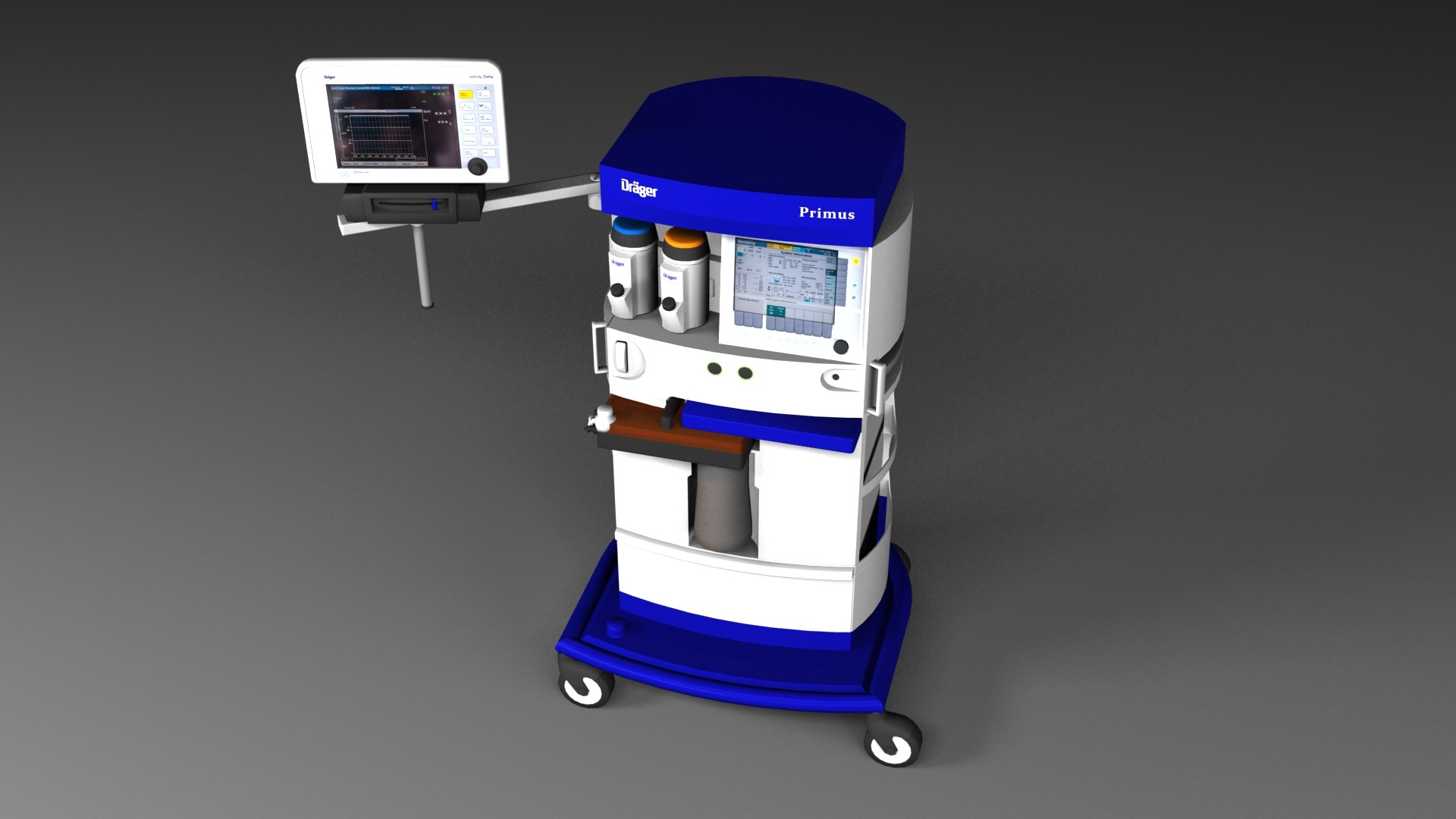 Drager Primus 3D Model - TurboSquid 1768451