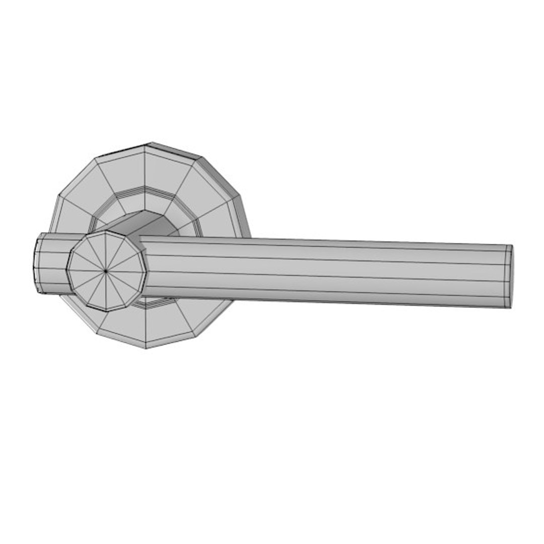 3d Model Of Door Handle